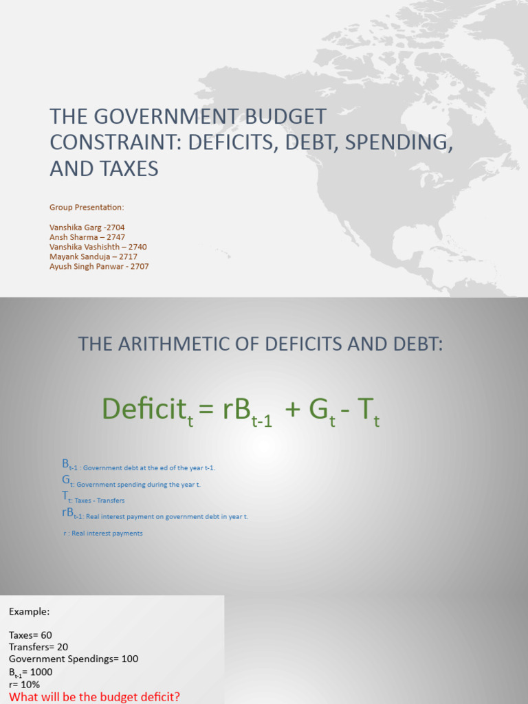 The Government Budget Constraint | Download Free PDF | Government ...