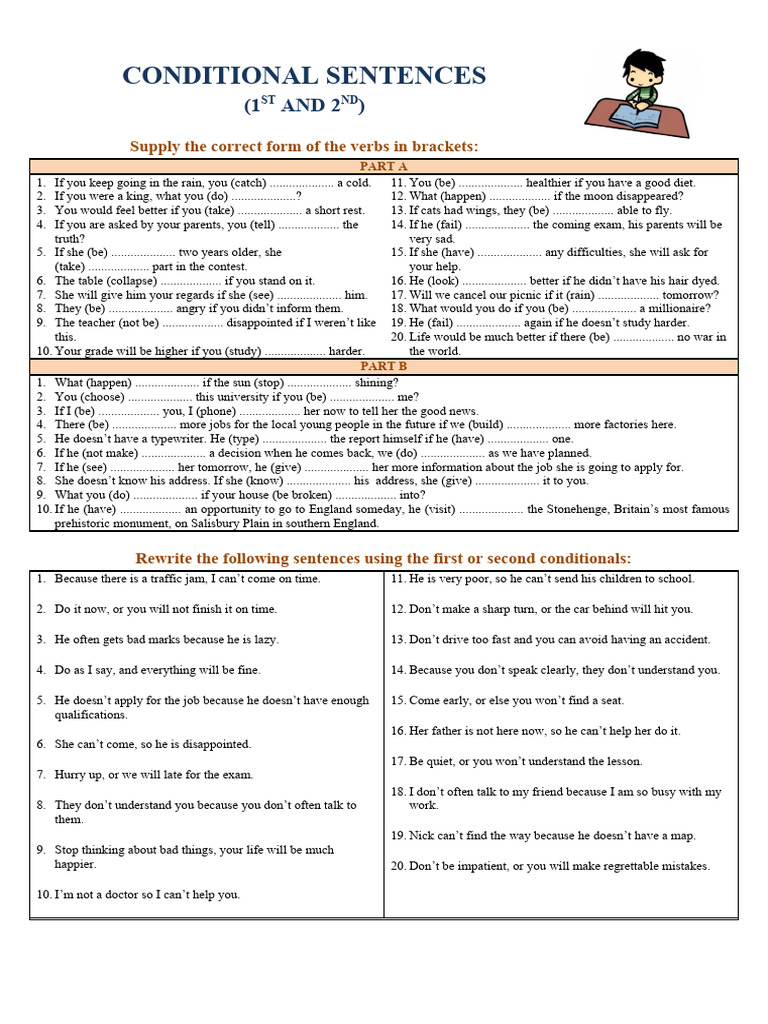 Conditional Sentences Practice | PDF