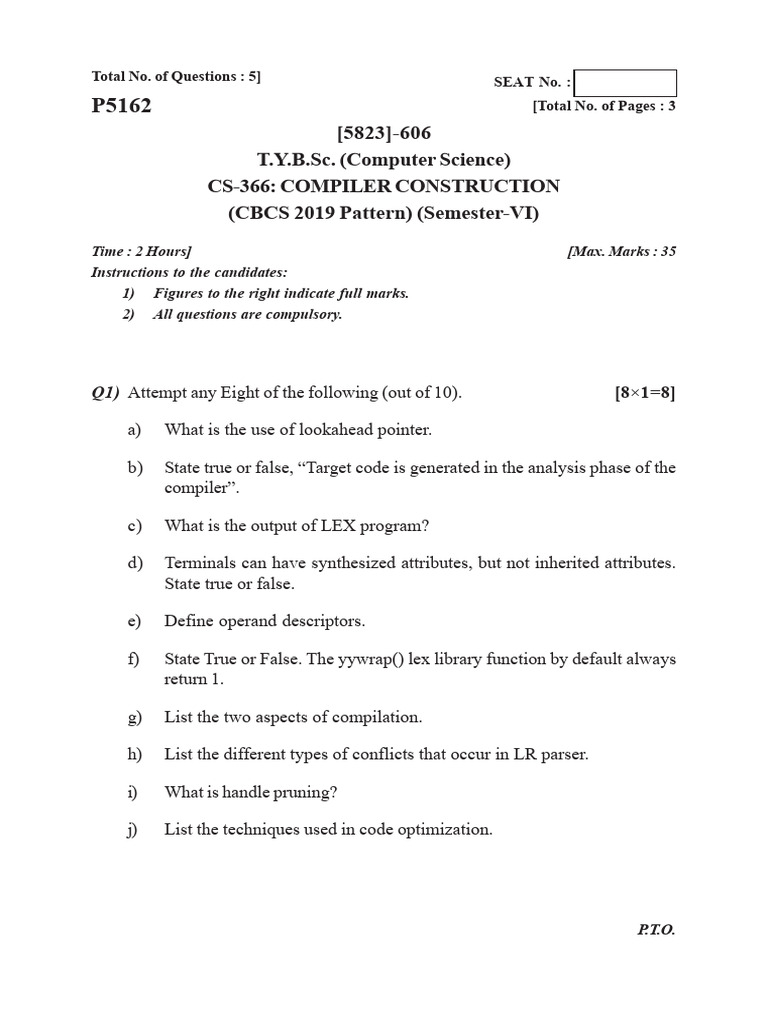 CC April 2022 | PDF | Parsing | Syntax (Logic)