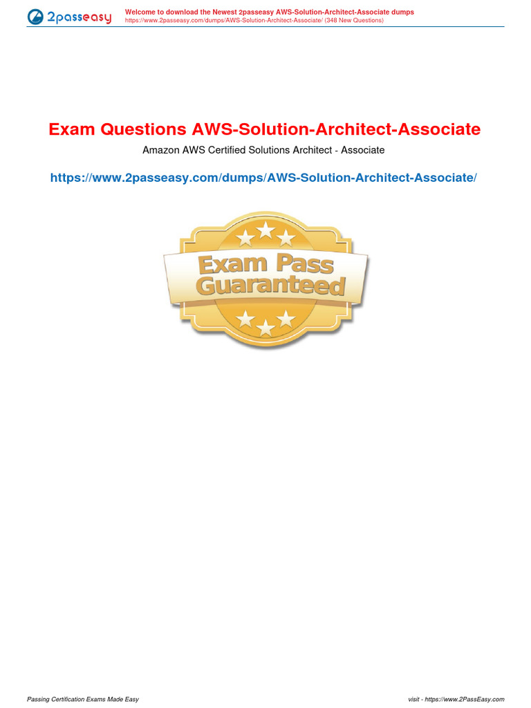 Amazon Practicetest Aws-Solution-Architect-Associate Practice Test 2023 ...