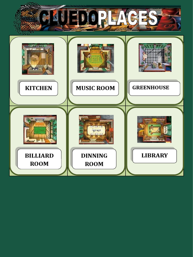 Cluedo Cards | PDF