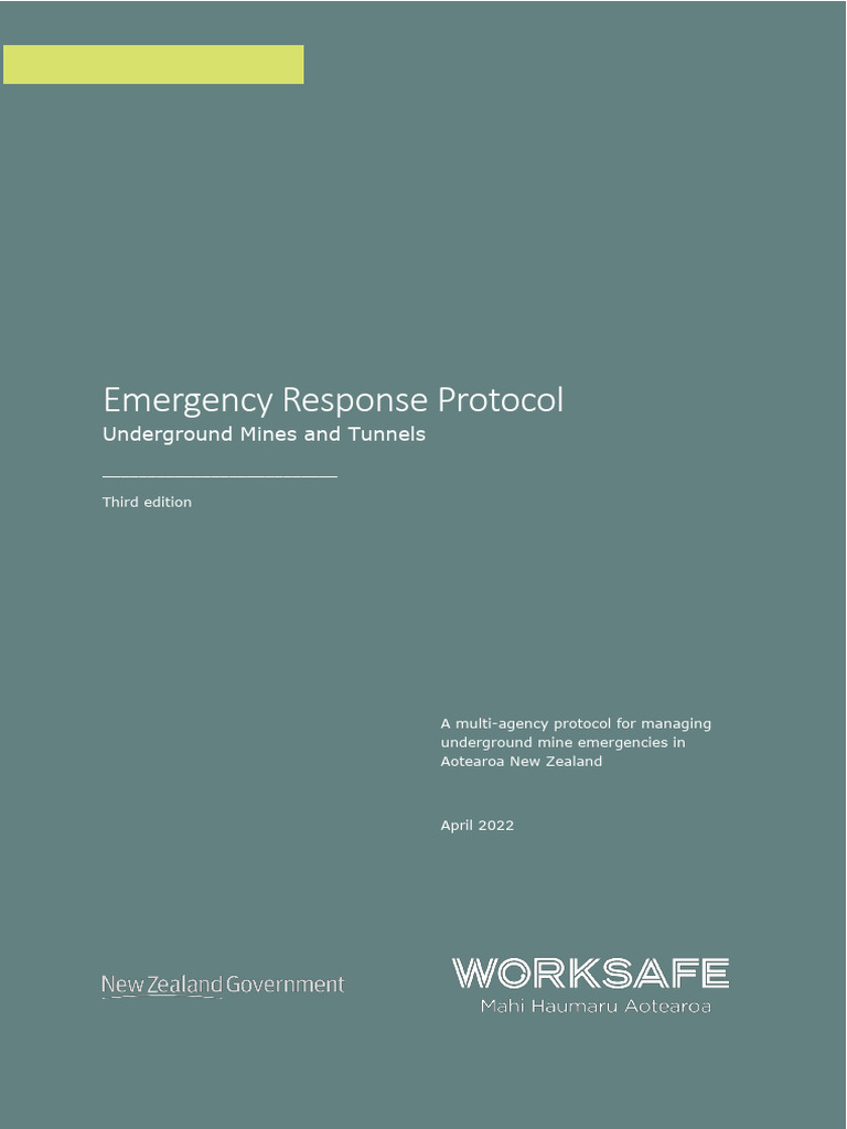 Emergency-response-protocol-underground-mines-and-tunnels | PDF ...