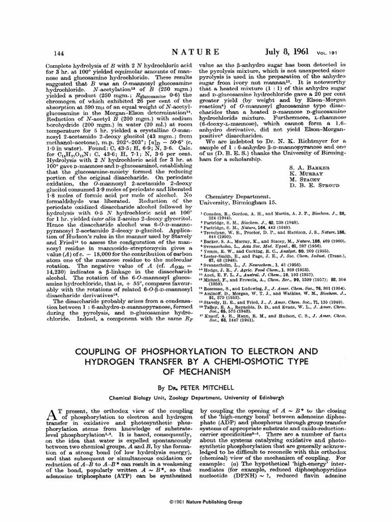 1961 Peter Mitchell Pdf