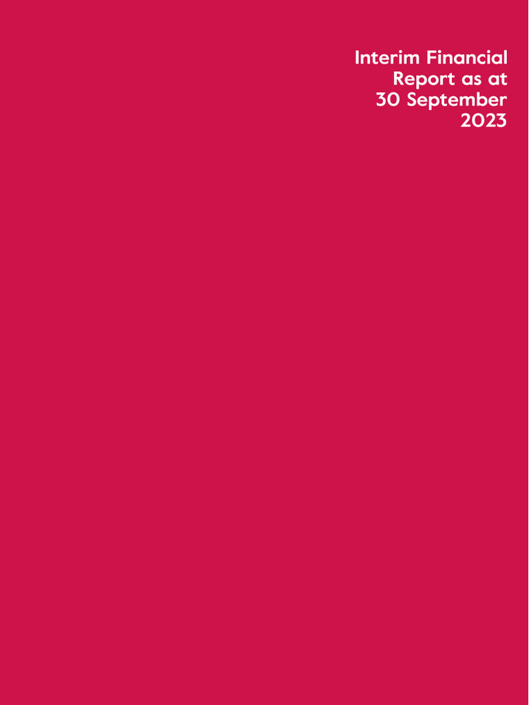 Q3 2023 Interim Financial Report | PDF | Balance Sheet | Equity (Finance)