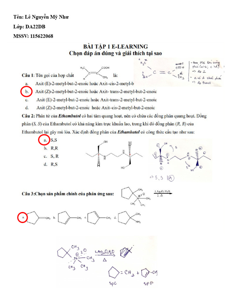 BT LMS Hóa HC | PDF