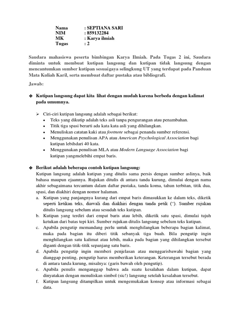 Tugas Karil 2 | PDF | Kajian Bahasa Asing | Fiksi Umum
