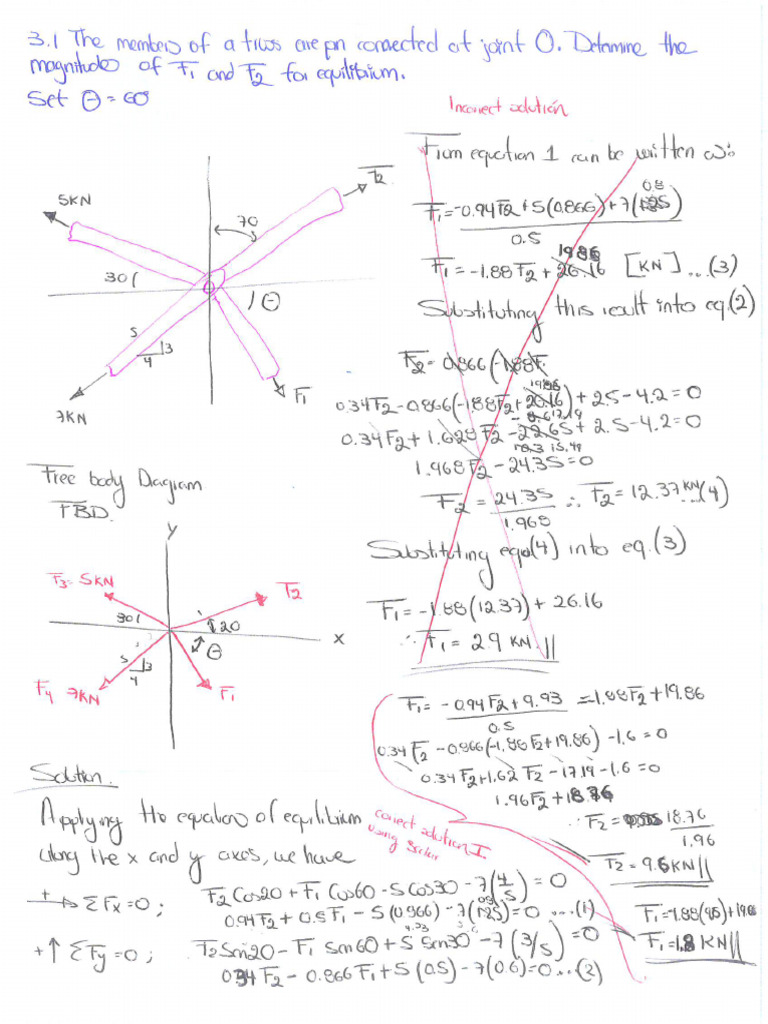 Hibbeler_Engineering Mechanics Statics_Chapter_3_P3.1 | PDF
