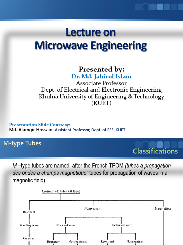 M Type Tubes | PDF | Vacuum Tube | Microwave