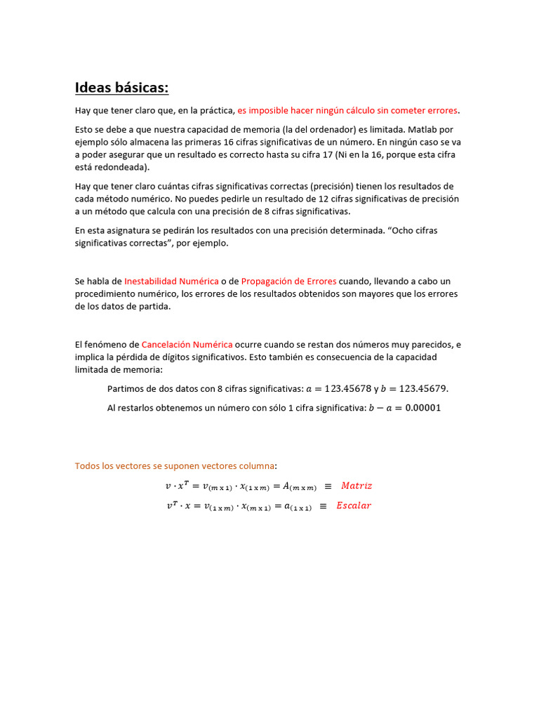 TEORÍA COMPLETA | PDF | Mínimos cuadrados | Matriz (Matemáticas)