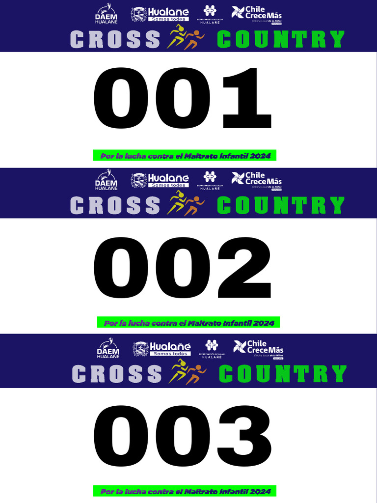 Numeros Cross Country | PDF