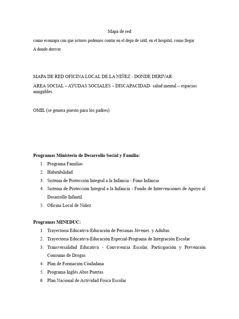 Mapa de Red | PDF
