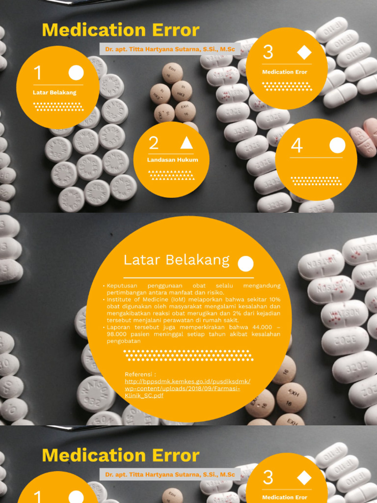 Materi Kuliah Medication Error | PDF