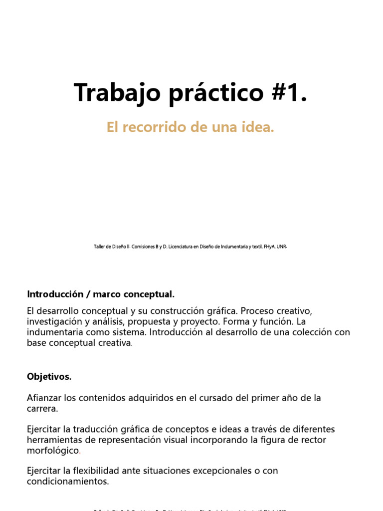 TP#1 Consigna | PDF | Diseño | Diseño de moda