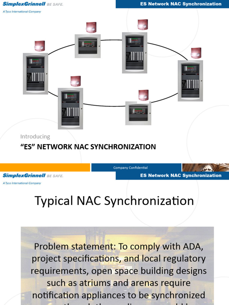 Simplex ES Network NAC Synchronization Launch Presentation - SG Branded ...