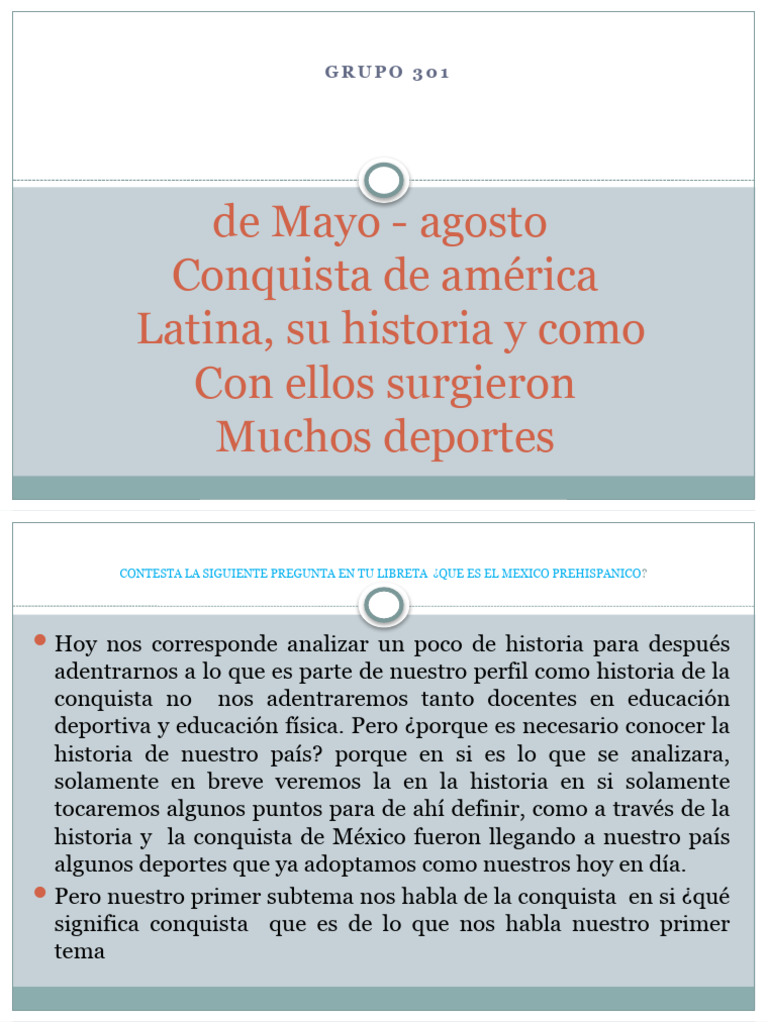 Conquista de América latina | PDF | Américas | Colonización europea de ...