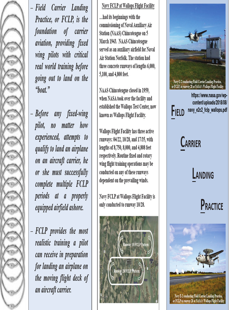 Navy FCLP Training at Wallops Facility | PDF | Aircraft Carrier | Aviation