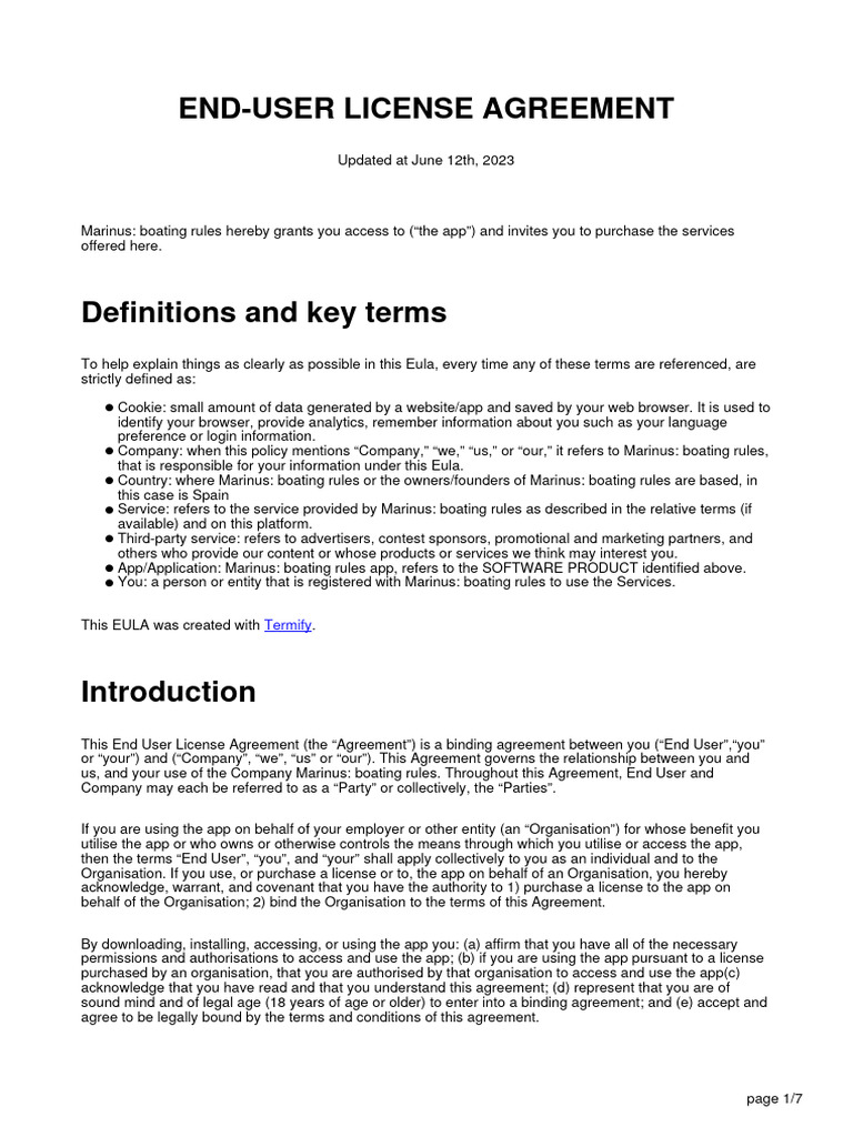 Eula | PDF | License | Indemnity