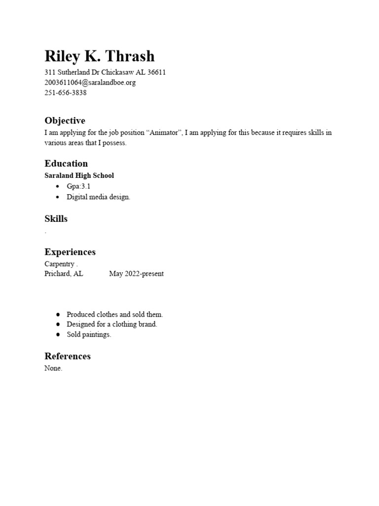 Resume Final Draft | PDF | Career & Growth | Business