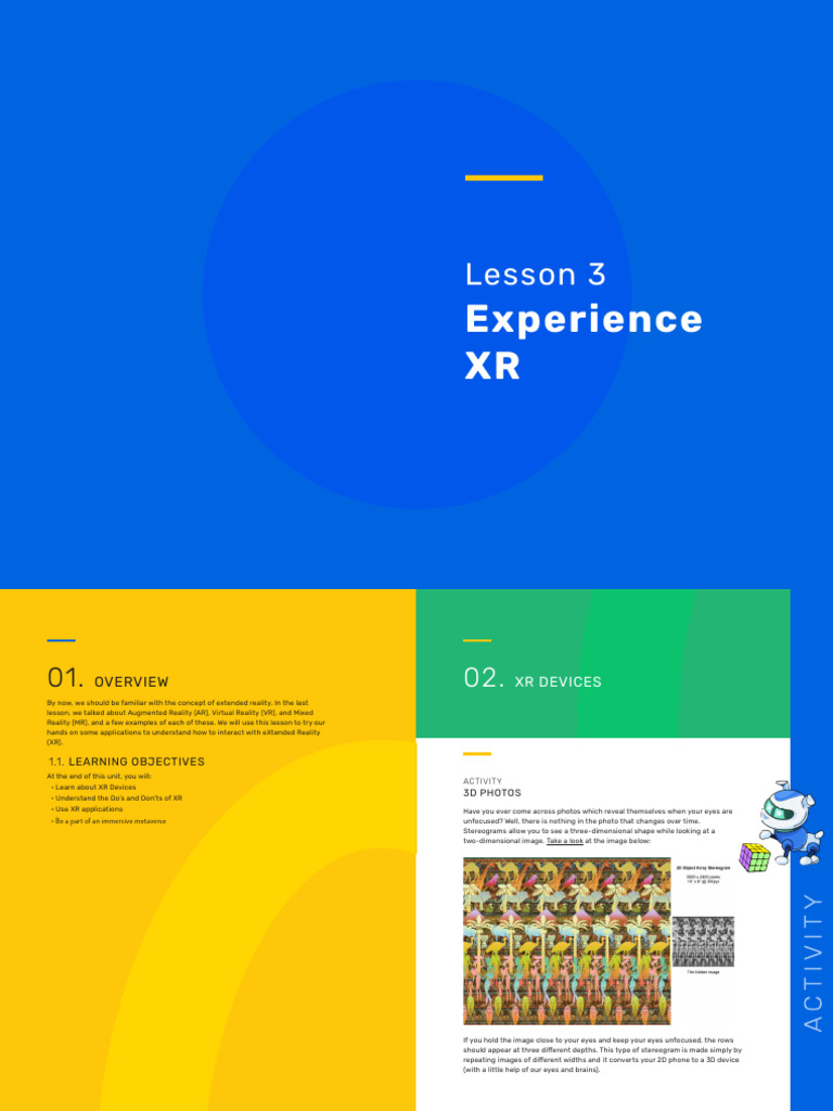 Understanding XR Devices and Applications | PDF | Augmented Reality ...