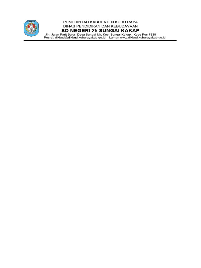 Kop Surat Dinas | PDF