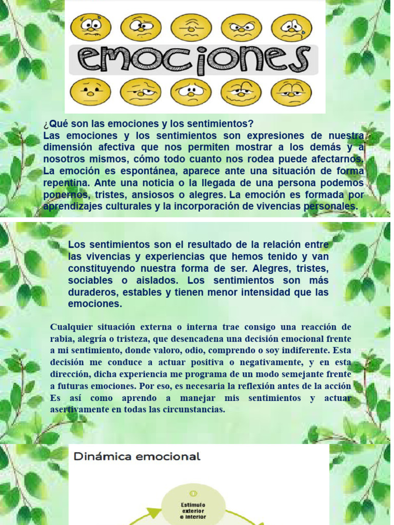 MIS EMOCIONES Y SENTIMIENTOS. ÉTICA SEXTO 2024. II PER. | PDF | Las ...