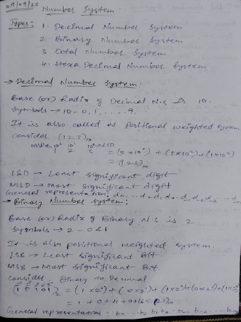 Digital Electronics Chapter Notes | PDF