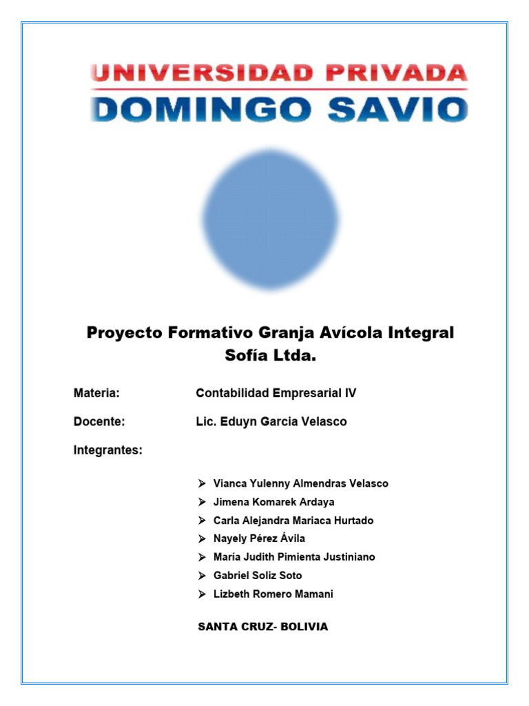 PROYECTO conta | PDF | Contabilidad | Estado financiero
