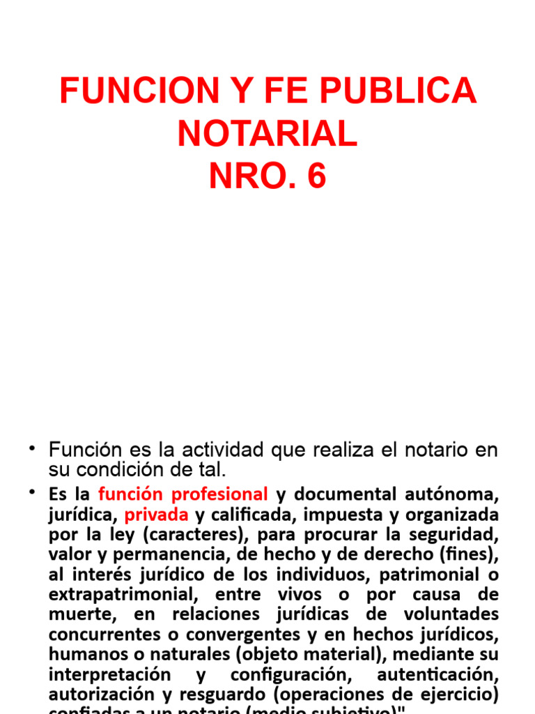 Función Notarial y Fe Pública | PDF | Justicia | Crimen y violencia