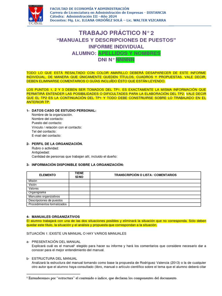 Admin-III-2024-TP2-Manuales-INFORME INDIVIDUAL | PDF | Publicación Académica | Bibliografía