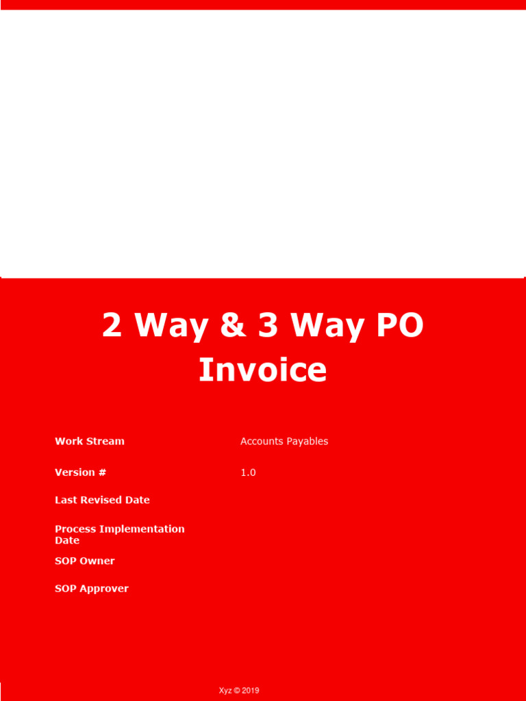 R20AP 2 Way3way PO Invoice | PDF | Accounts Payable | Invoice