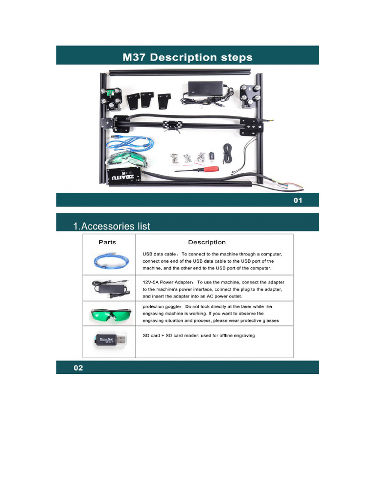 M37 Instruction Manual | PDF