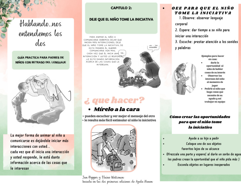 Tríptico Libro Cap 2 | PDF | Cognición | Comunicación humana