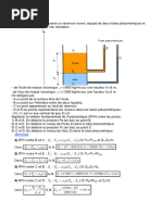 Statiques Des Fluides (Exercices Corrigés) | PDF | mesure de pression ...