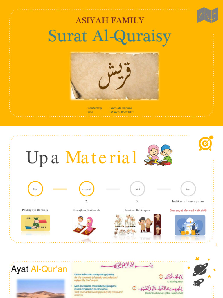 Materi UPA - Surat Al-Quraisy (Samiah) | PDF