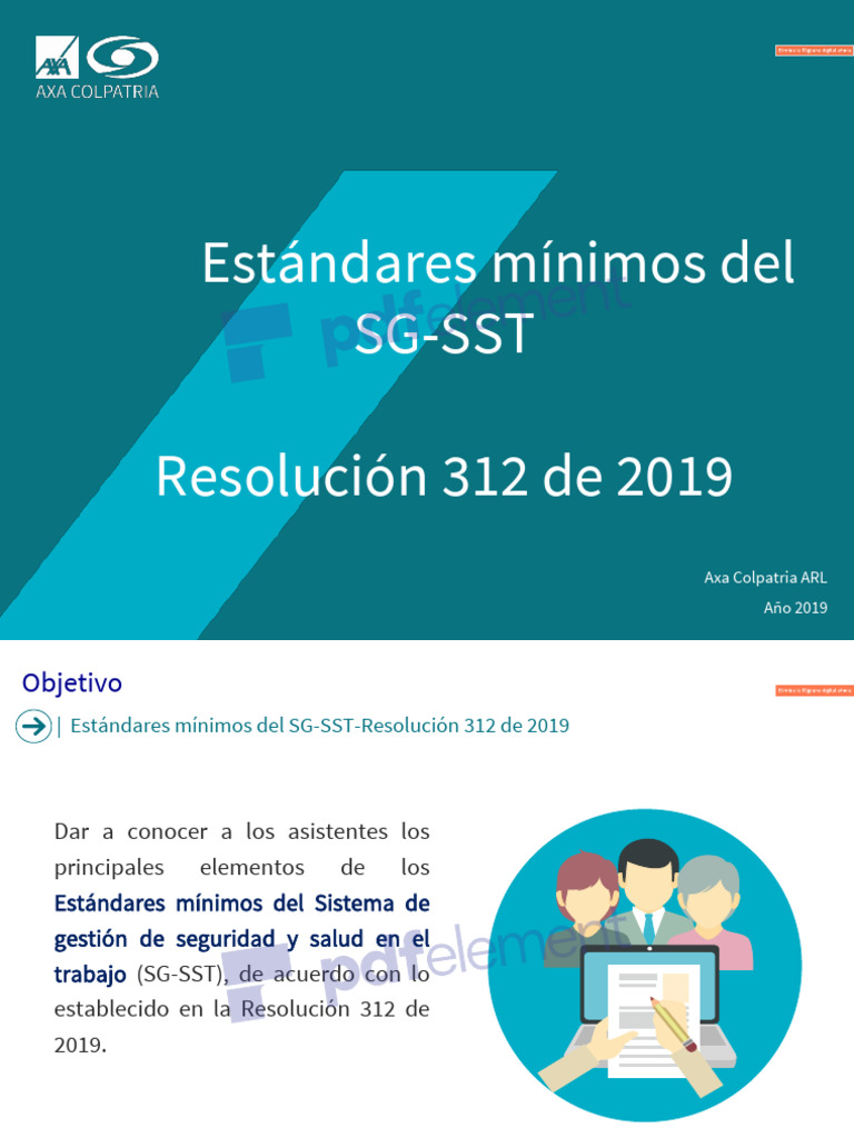 Estándares SG-SST según Resolución 312 | PDF | Valores | Business