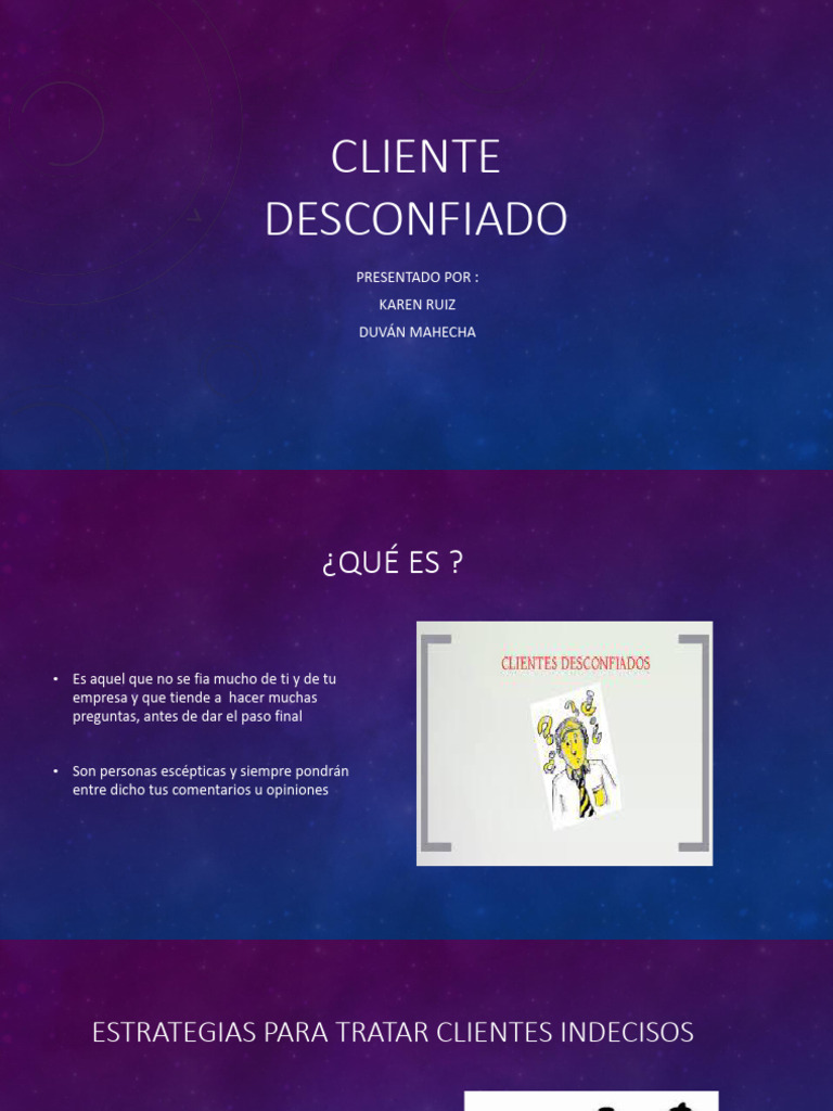 Cliente Desconfiado | PDF