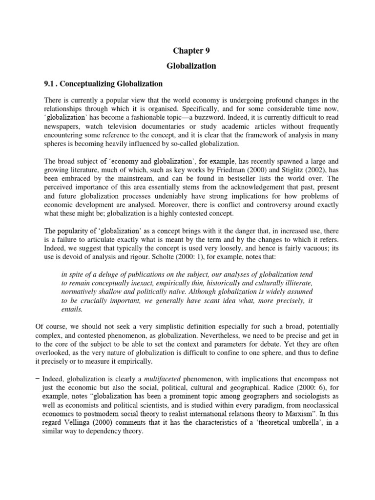 Chapter 4 Globalization | PDF | Globalization | Democracy