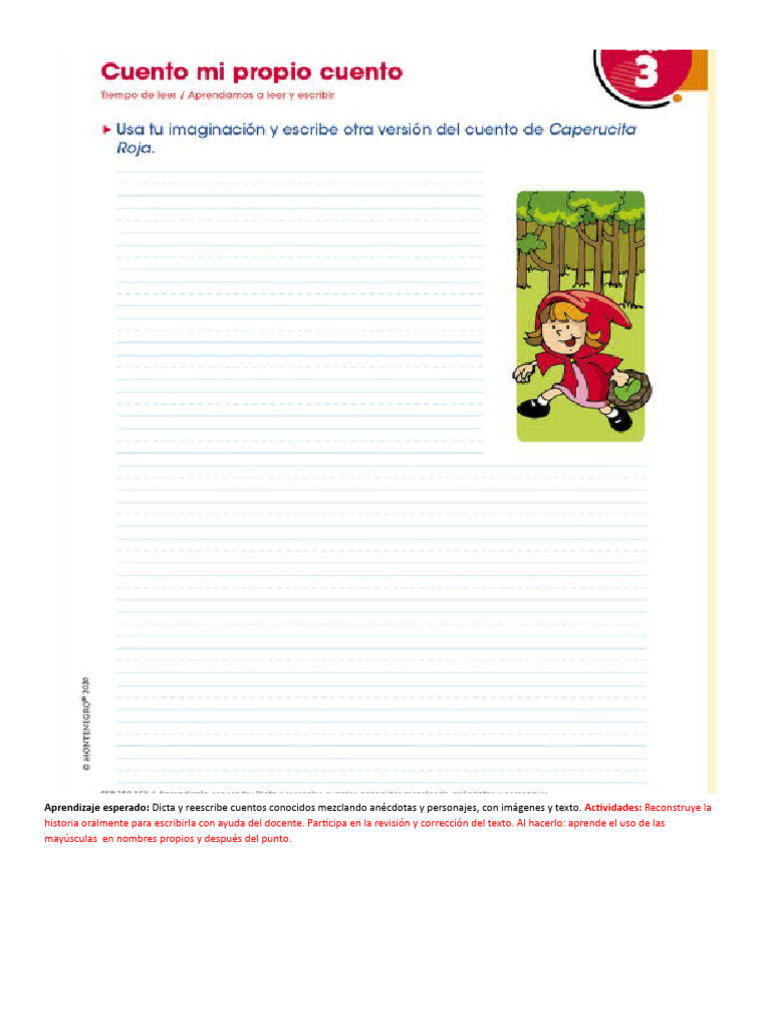 Cuento Mi Propio Cuento | PDF