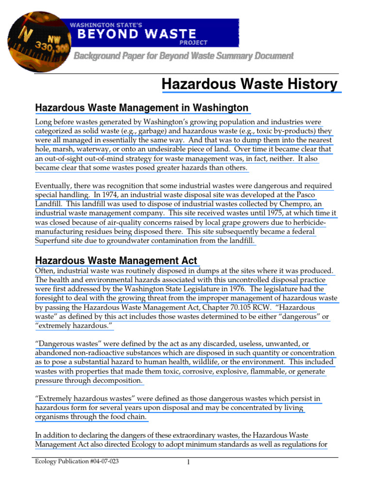 Waste Water Management Exam and Answers | Download Free PDF | Waste | Hazardous Waste