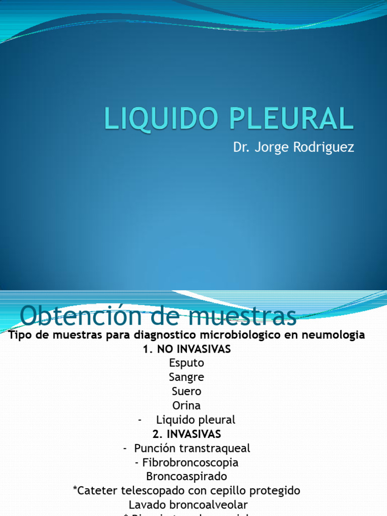 13 Liquido Pleural | Descargar gratis PDF | Sistema respiratorio | Biología