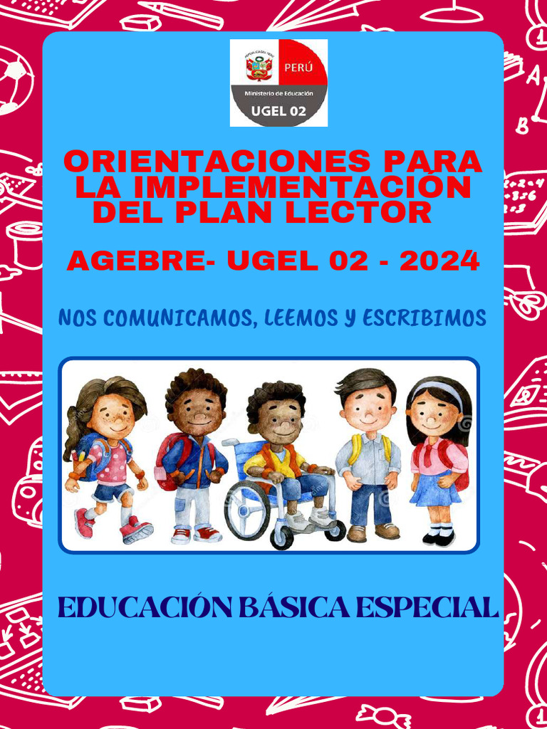 Orientaciones Ebe Plan Lector 2024 Compressed | PDF | Enseñando | Maestros