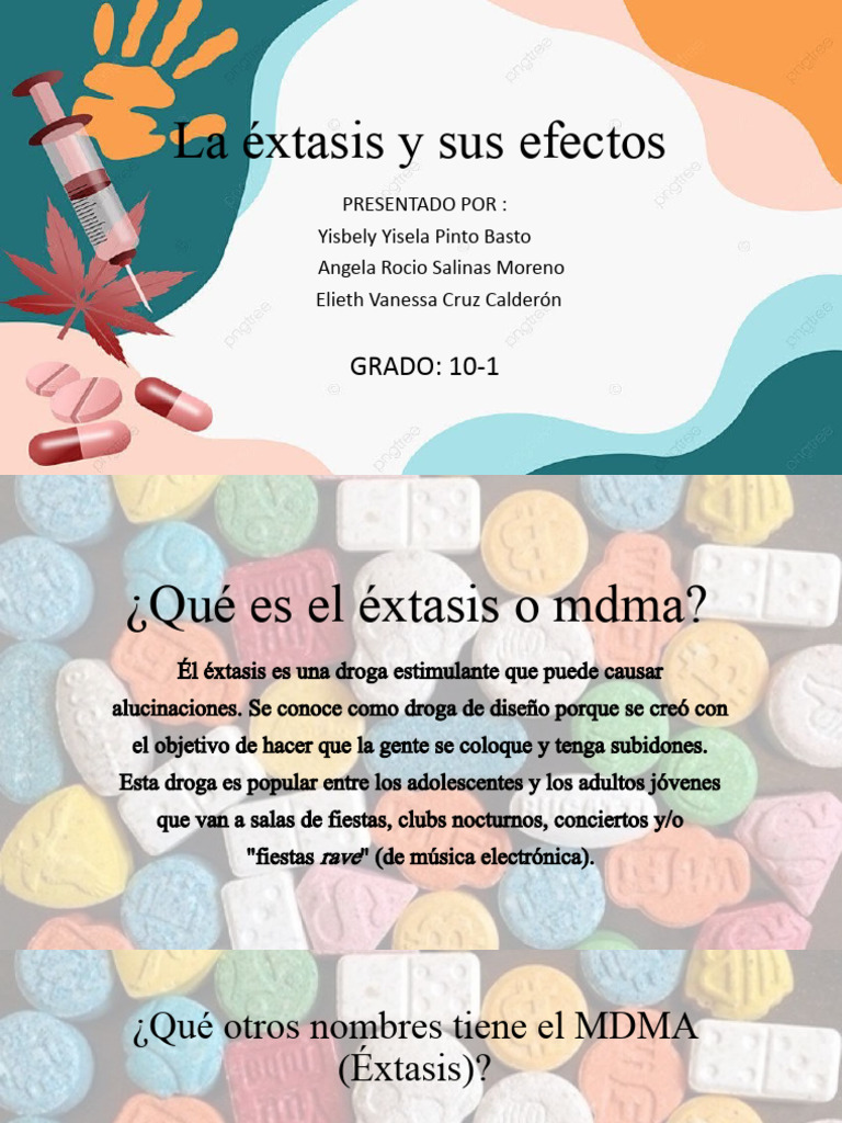 Éxtasis: Efectos y Consumo | PDF