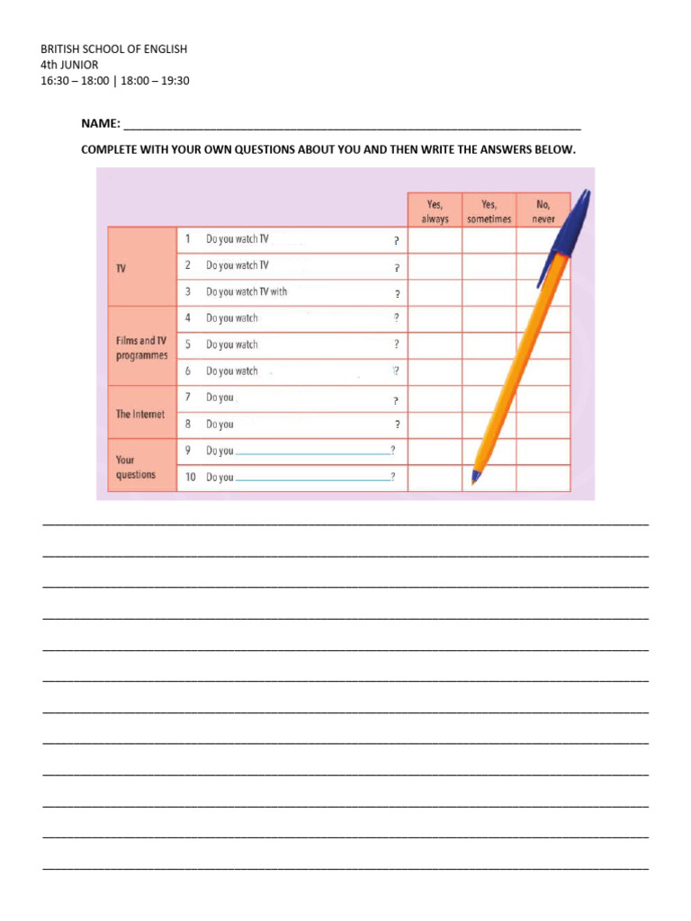 Writing Task Activity | PDF | Career & Growth