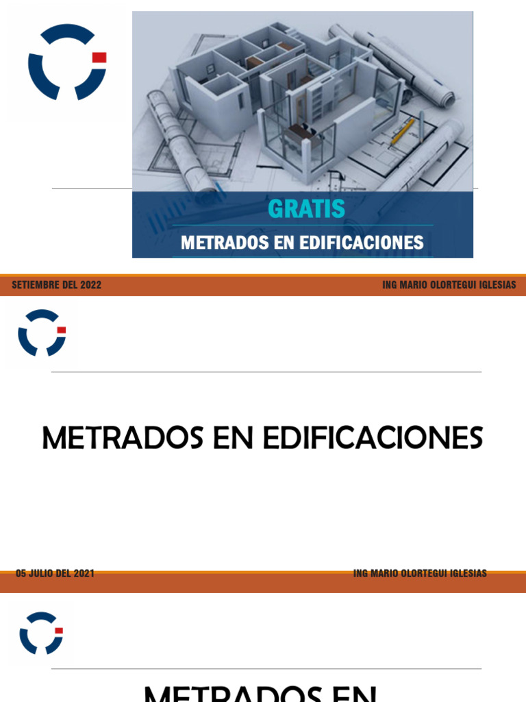 Sesion 01 Metrados | PDF | Hormigón | Albañilería