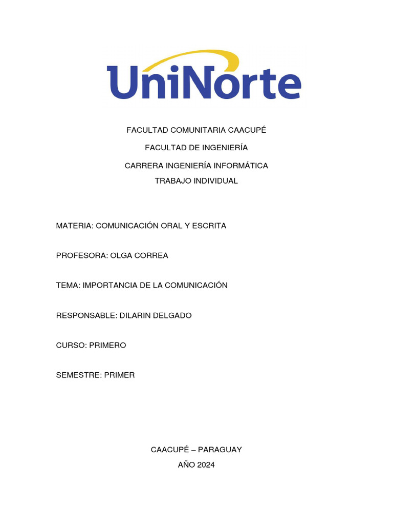 Importancia De La Comunicación Pdf Comunicación Psicología Social