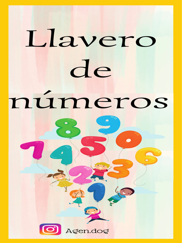 Llavero de Numeros 1 A 100 | PDF
