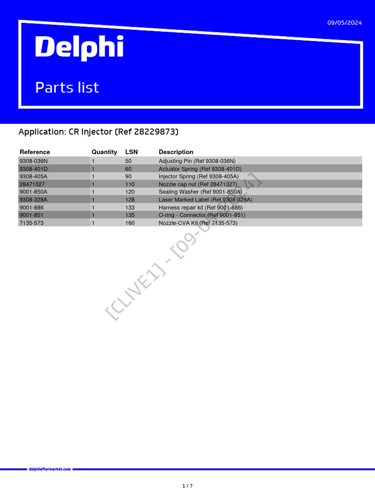 Parts List Exploded View | PDF | Equipment