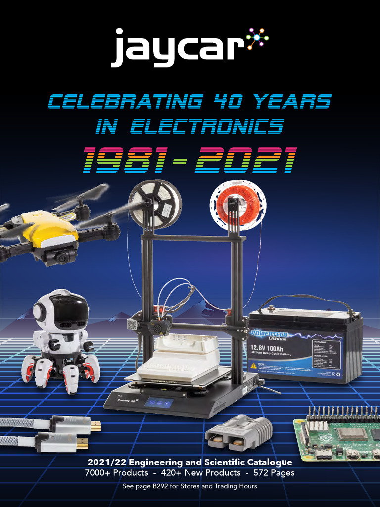Jaycar 2021 Catalogue AU Back | PDF | Refrigerator | Battery Charger