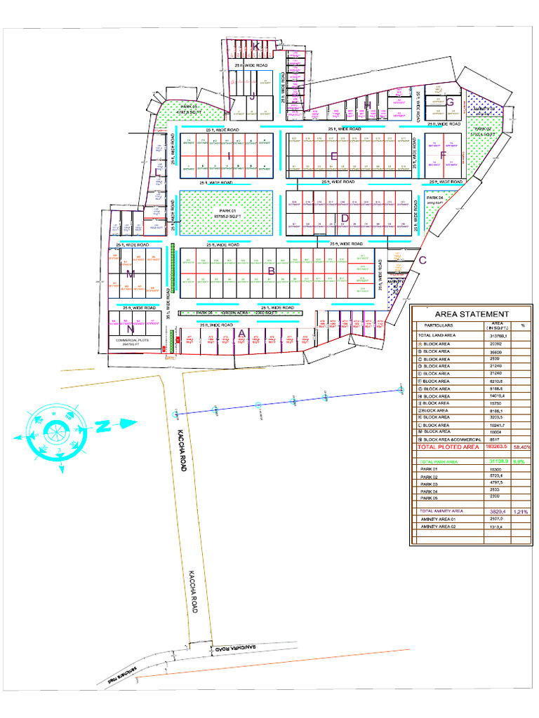 Layout Ploting D Block Update | PDF