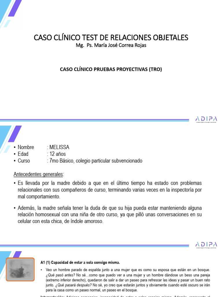 PPT 2 - CA7 Caso Clínico TRO (María José Correa) | PDF | Complejo de ...
